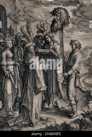 David with the Head of Goliath (detail).. after 1619. Tournier David ...