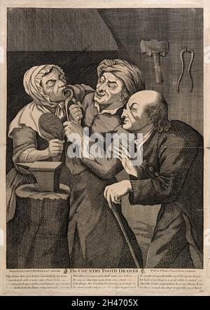 A blacksmith extracting a tooth Stock Photo - Alamy