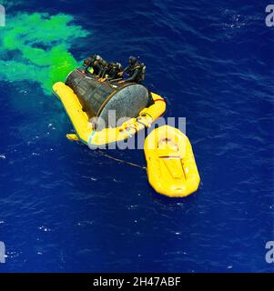 The recovery ship for the Gemini 4 spacecraft, the U.S.S. Wasp. The ...