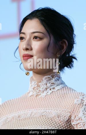 Japanese Actress Ayaka Miyoshi Attends A Closing Ceremony Of The Japan