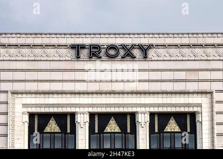 The TROXY - 1930s art deco venue, former cinema, Troxy, Commercial Road ...