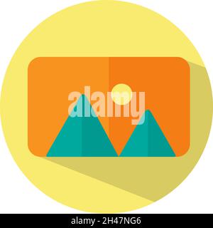 Mobile brightness, illustration, vector on a white background Stock ...