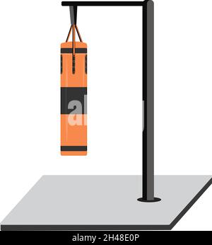 gym boxing punching bag Stock Vector Image & Art - Alamy