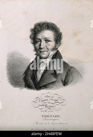 Louis-Jacques, Baron Thénard. Lithograph by [M] Stock Photo - Alamy