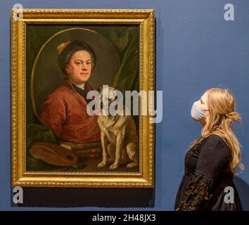 The Painter and his Pug ' by william Hogarth, 1745. The portrait ...