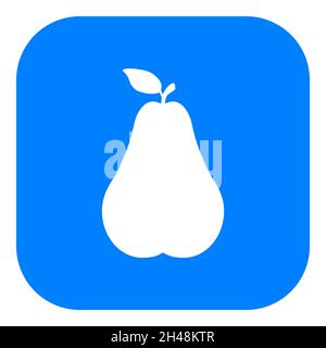 Pear and app icon Stock Photo - Alamy