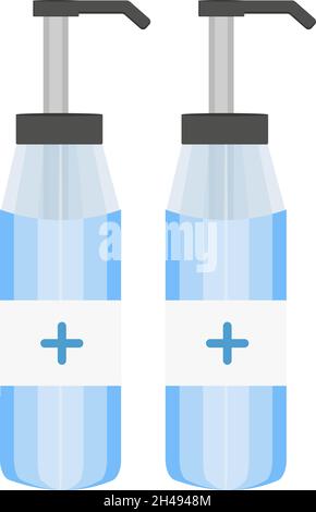 antibacterial soap glyph icon vector illustration Stock Vector Image ...