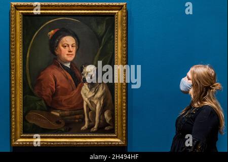 The Painter and his Pug ' by william Hogarth, 1745. The portrait ...