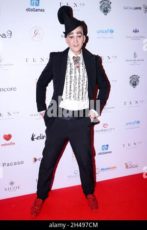 Ali Mahdavi arrives to the Global Gift Gala on October 30, 2021 at ...