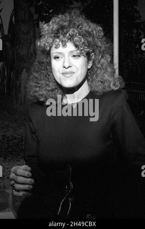 Bernadette Peters Circa 1980's Credit: Ralph Dominguez/MediaPunch Stock ...