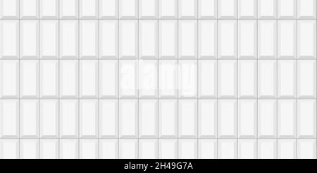 White vertical subway tile seamless pattern. Wall with brick texture ...