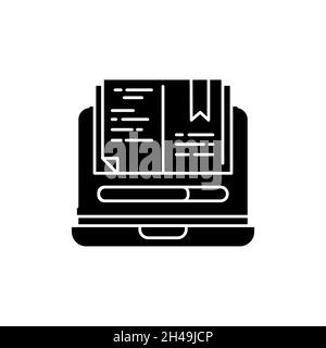 Online courses olor line icon. Children learning. Pictogram for web ...