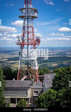 Sleza, Poland - August 07, 2021: A prehistoric sculpture of a stone ...