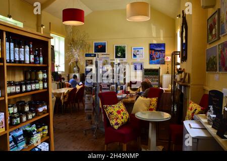 Old School cafe in Yetminster village in north Dorset UK Stock Photo ...