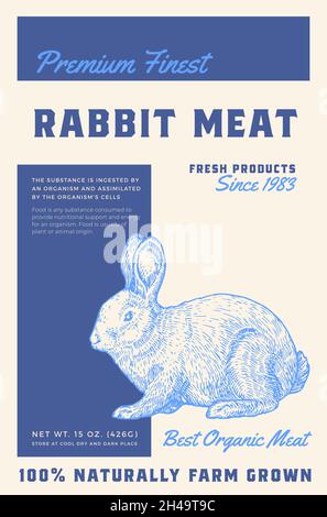 Premium Finest Meat Vector Packaging Product Label Design Collection ...