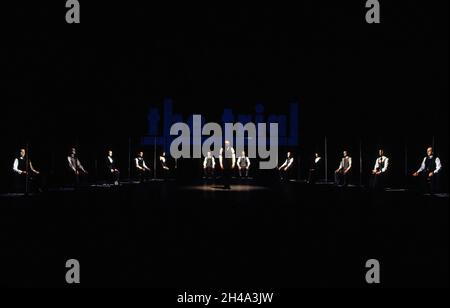 centre: Antony Sher (Joseph K) in THE TRIAL by Kafka at the Lyttelton ...
