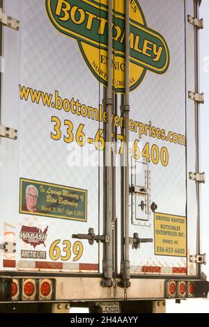 Bottomley Enterprises has a Drivers Wanted sign on the back of its ...