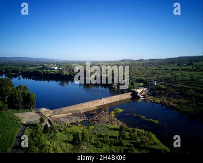 Aerial of Burnett River and Gayndah Queensland Australia Stock Photo - Alamy