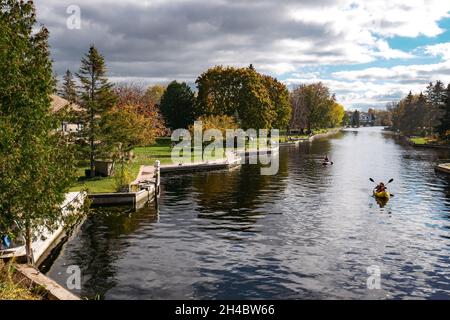 canal in lagoon city, ontario, canada Stock Photo - Alamy