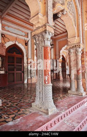 Landscape view of Faiz Mahal palace baroque architecture in Khairpur ...
