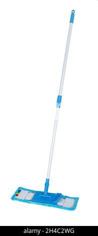 mop with a rag close-up on light linoleum Stock Photo - Alamy
