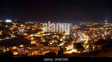 Zahle city at night Stock Photo - Alamy