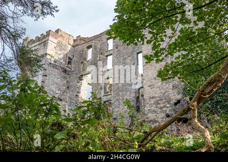 The remains of Raphoe castle in County Donegal - Ireland Stock Photo ...