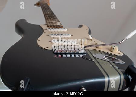 Legendary guitar bottom view Stock Photo - Alamy