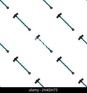 Illustration on theme pattern steel axes with wooden handle, metal ax ...