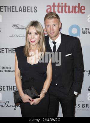 (L-R) Rachael Wools Flintoff and Andrew 'Freddie' Flintoff attend the ...