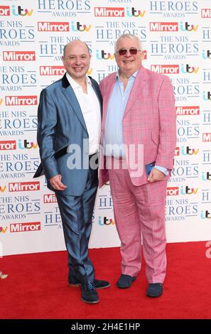 Christopher Biggins (right) and his partner Neil Sinclair attend The ...