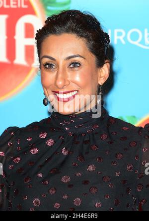 Saira Khan arrives at the Cirque du Soleil – Lucia press night at the ...
