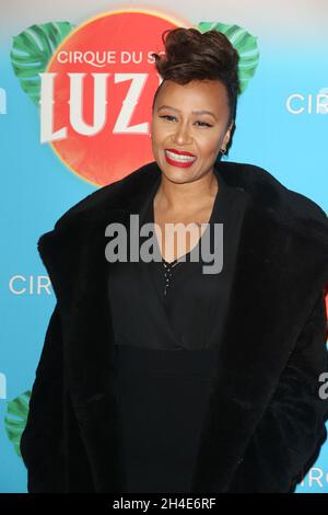 Emeli Sande arrives on the red carpet at the British LGBT Awards at the ...