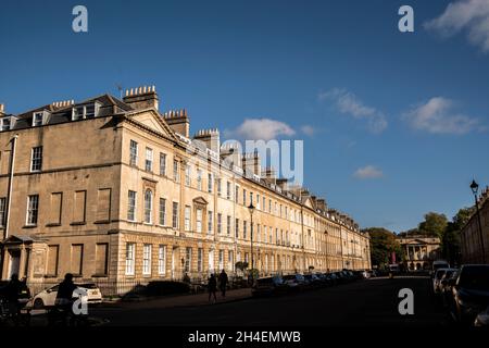 Classic Bath housing architecture built with local Bath Stone Stock ...