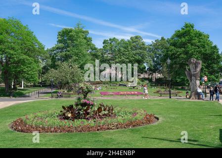 The Stray Park in sunshine, Harrogate, Yorkshire, England Stock Photo ...