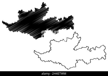 Sangli district (Maharashtra State, Pune Division, Republic of India ...