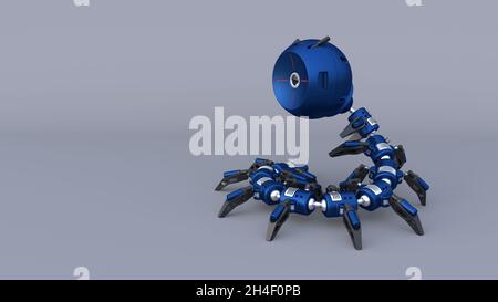 Fictional centipede robot Stock Photo - Alamy