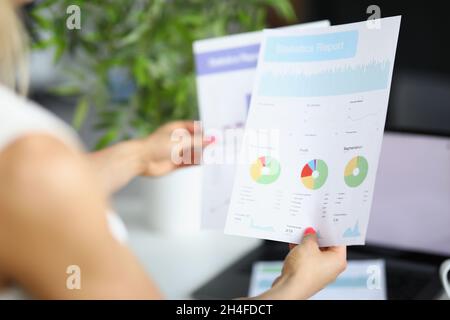 Clever employee at desktop Stock Photo - Alamy