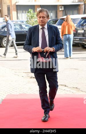 Rome, Italy. 02nd Nov, 2021. Paola Barale attends the first episode of ...