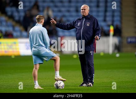 Coventry City's Jamie Allen ahead of the Sky Bet Championship match at ...