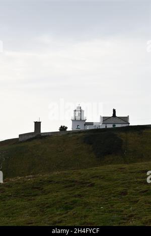 Anvil Point Lighthouse, a fully-automated lighthouse located at ...