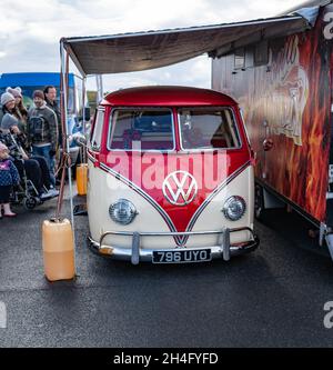 Oklahoma Willy jet engine VW drag racing van on public display in the ...