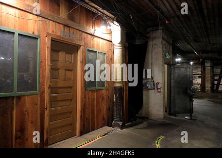 Abandoned passageway and basement in Seattle Underground city under ...