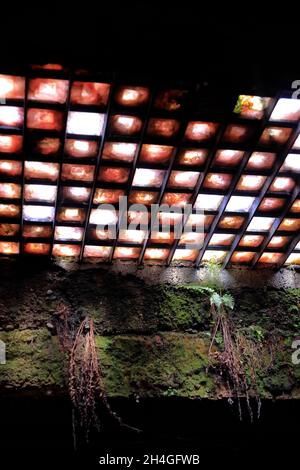 Glass skylights of Underground Seattle, a network of underground ...