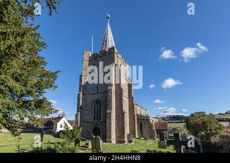 St Mary the Virgin Church, Elham, Kent Stock Photo - Alamy
