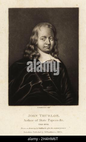 JOHN THURLOE (1616-1668) spymaster for Oliver Cromwell Stock Photo - Alamy