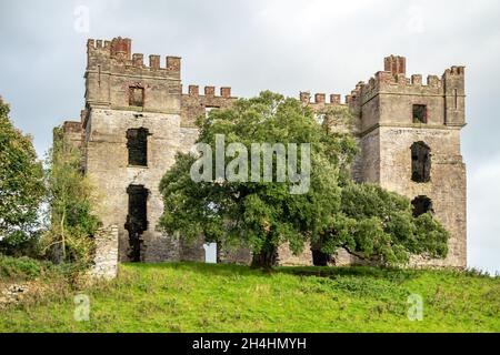The remains of Raphoe castle in County Donegal - Ireland Stock Photo ...