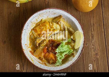 Dominican-Style Coconut Cod Stew, northern Dominican recipe Stock Photo ...