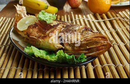 Samak mashwi - Grilled Fish with an Egyptian Twist, Arabian spiced fish ...
