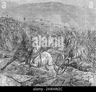 Death of Crassus at the Battle of Carrhae, 53 BC. Marcus Licinius ...